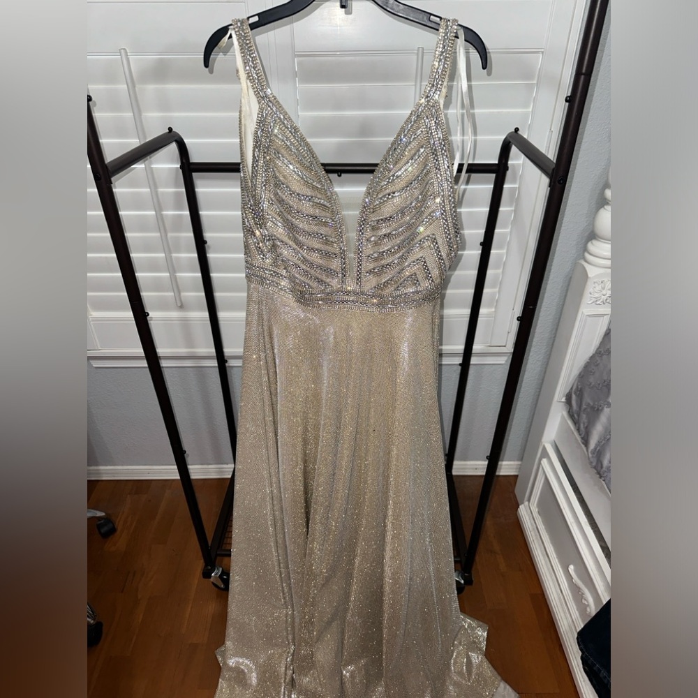 Gold Prom Dress - Gem